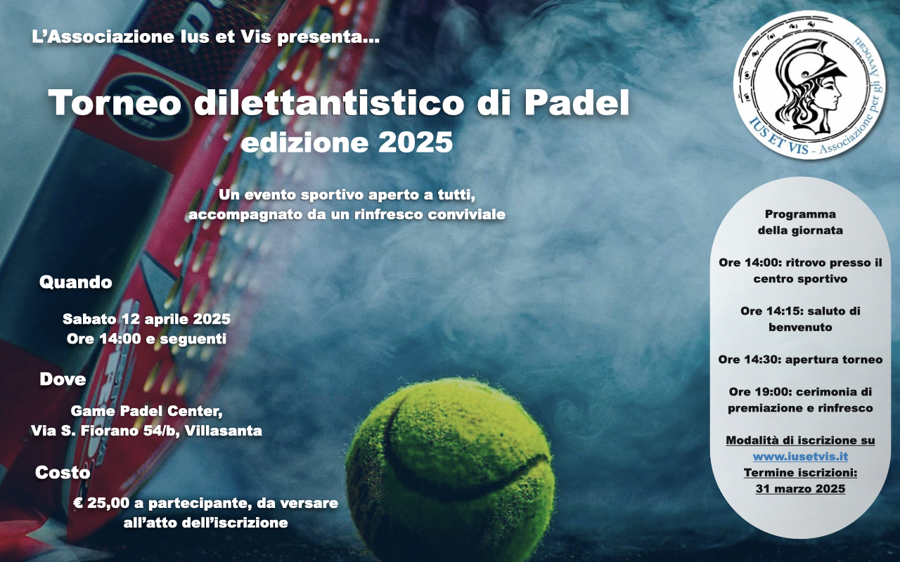 IUS ET VIS | Associazione per gli avvocati - Torneo dilettantistico di ...